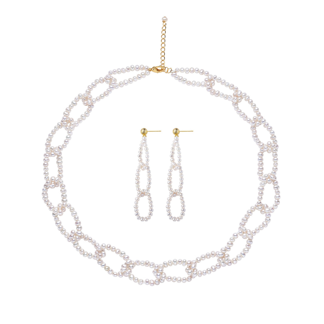 Fancy pearl necklace, modern pearl necklace | Timeless Pearl