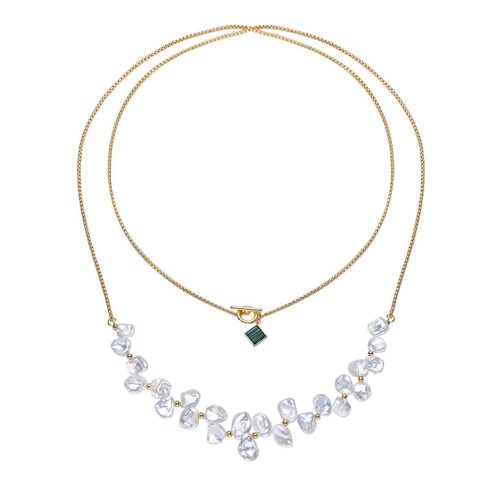 Fancy pearl necklace, modern pearl necklace | Timeless Pearl